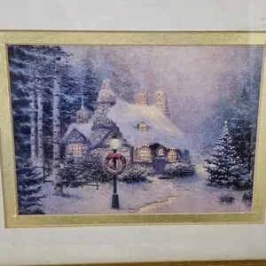 Thomas Kinkade | Wall Decor | Thomas Kinkade Stonehearth Hutch | Poshmark